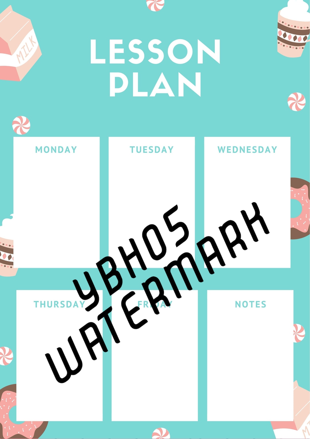 Digital Lesson Planner, Printable, Teacher and Student - Etsy