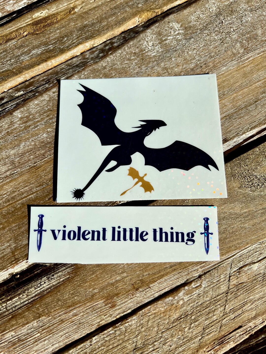Fourth Wing Inspired Stickers. Set of 2 - Etsy