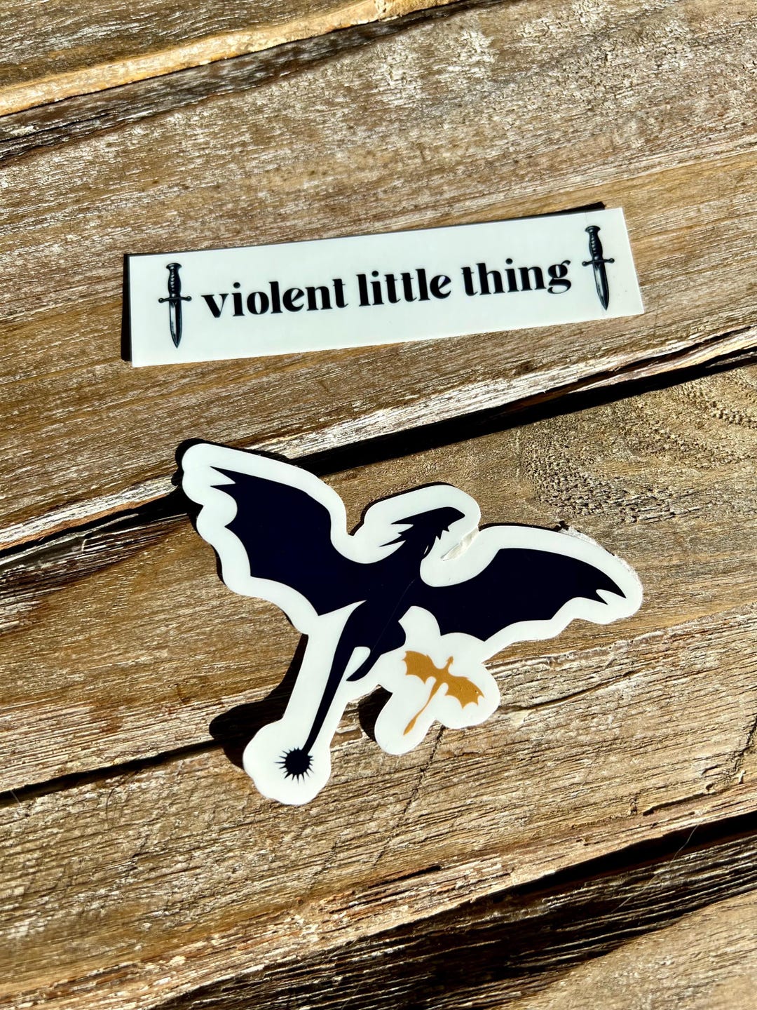 Fourth Wing Inspired Stickers. Set of 2 - Etsy