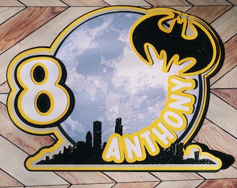 3D Bat Wheels Cake Topper custom - Etsy