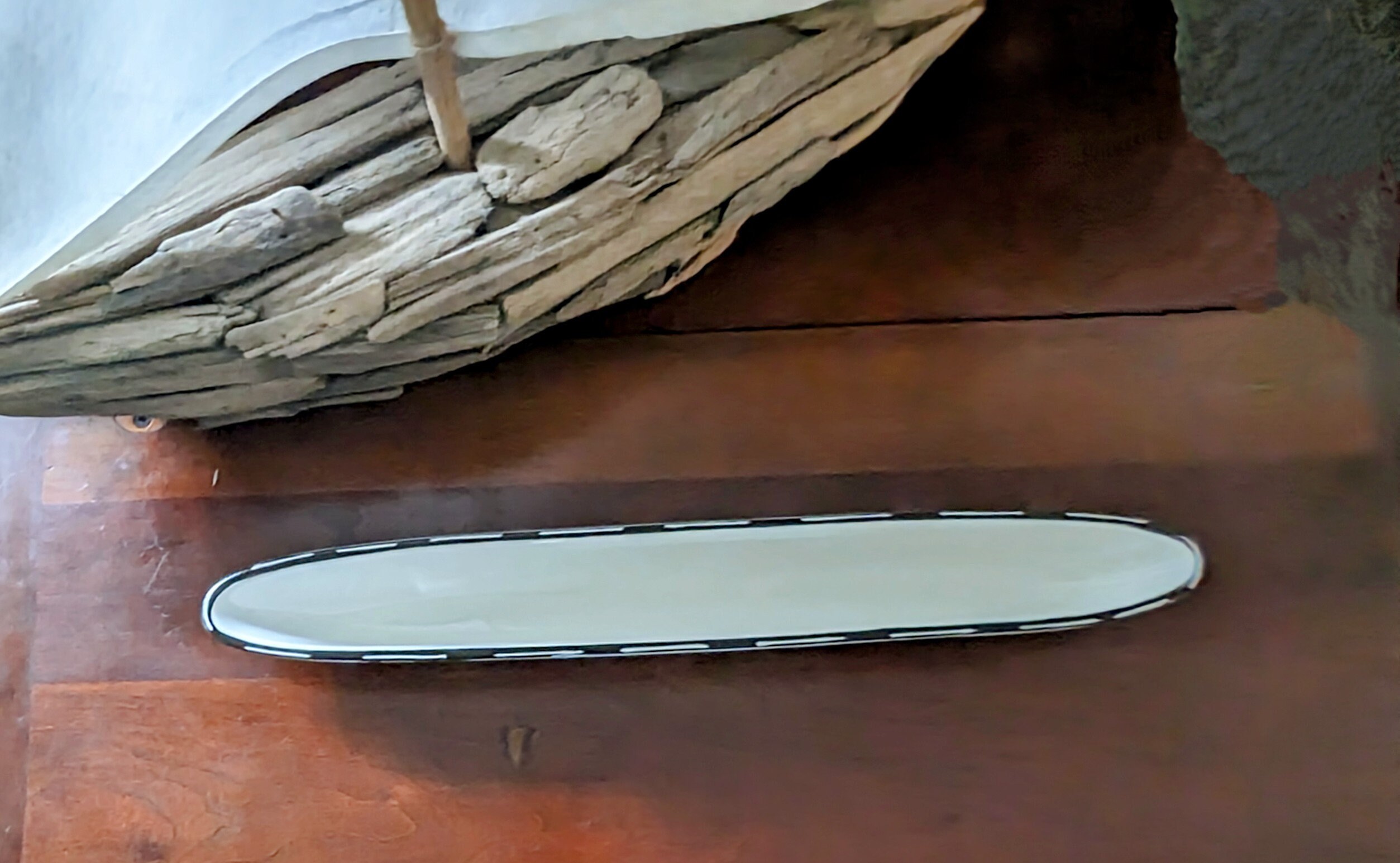 Vintage Italian Boat Shaped Clay Hand Painted Hors - Etsy