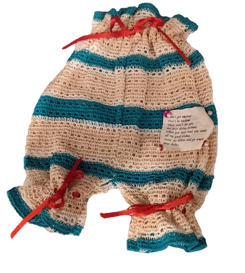 Vintage Dish Rag 1950s Crafted to Look Like Bloomers - Etsy