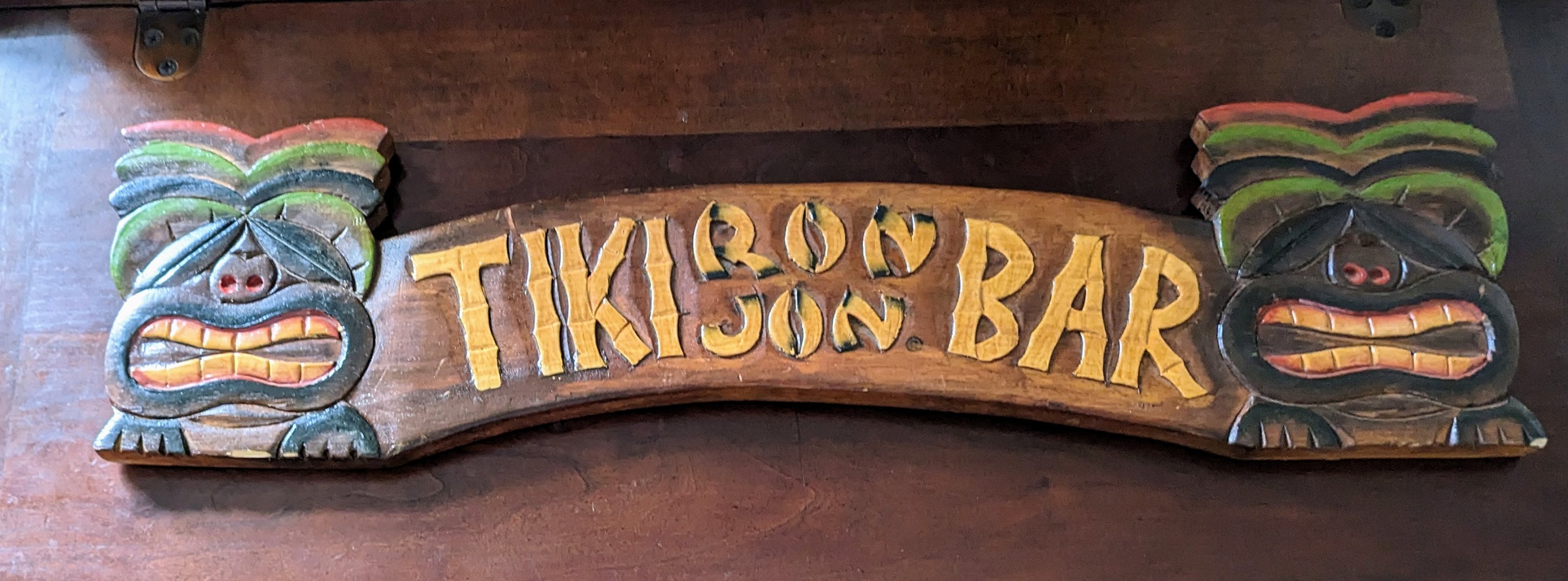 Tiki Bar Sign Man Cave Sign Tiki Ron Jon Bar Outdoor/indoor - Etsy