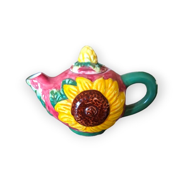 Sunflower Teapot - Etsy
