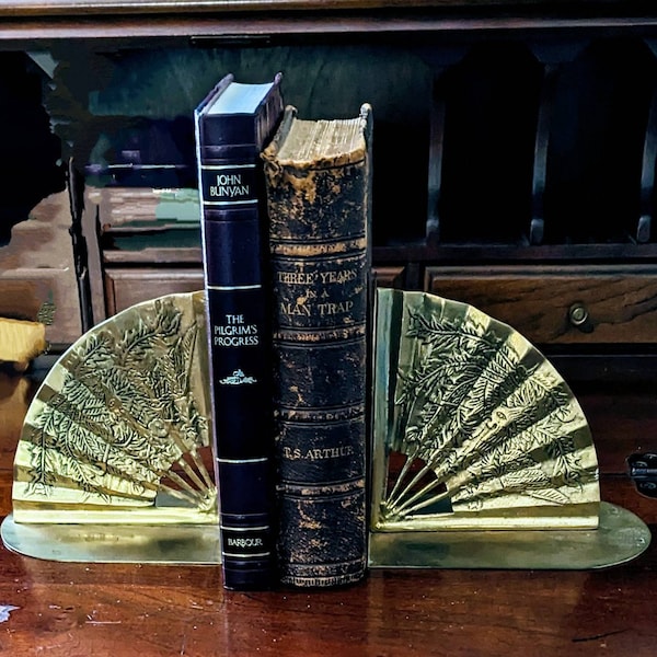 Brass Bookends - Etsy