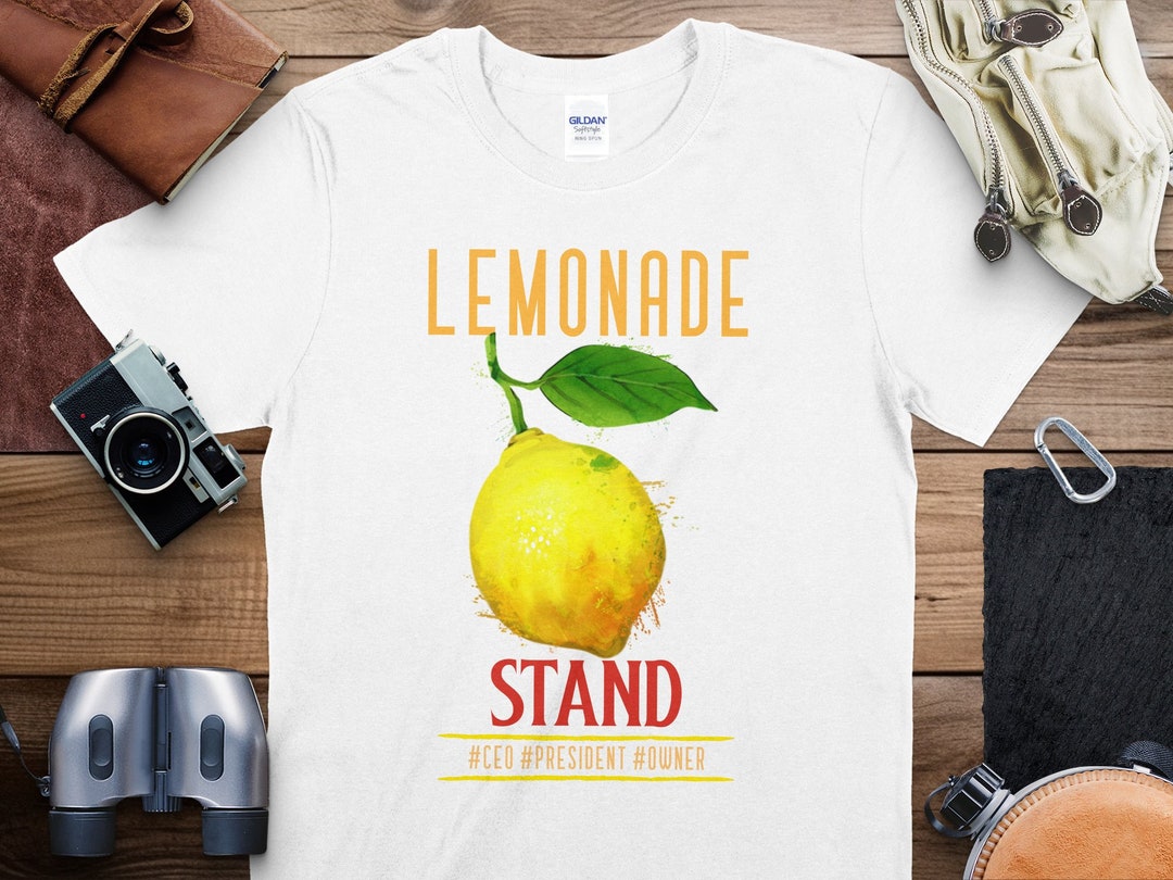 Fresh Lemonade Stand CEO President Owner T-shirt, Summer Citrus Fruit ...
