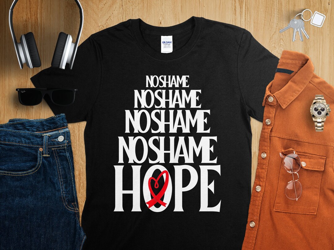 No Shame No Shame No Shame Hope T-shirt, Bold Statement Tee, Positive ...