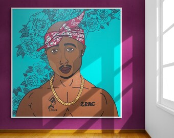 2pac Artwork | Etsy