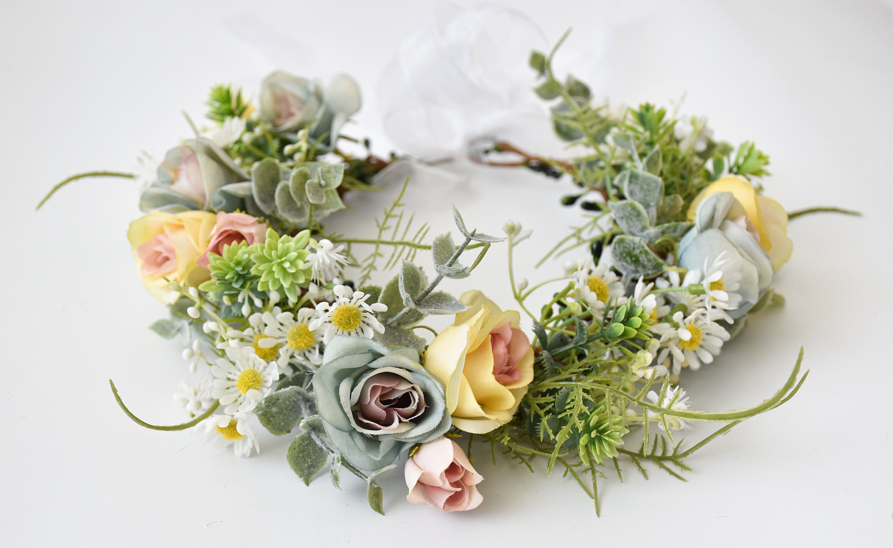 Dog Flower Collar Dog Wedding Flower Wreath Wedding Flower - Etsy