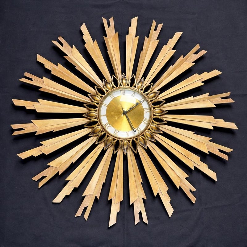 Midcentury German Clock - Etsy