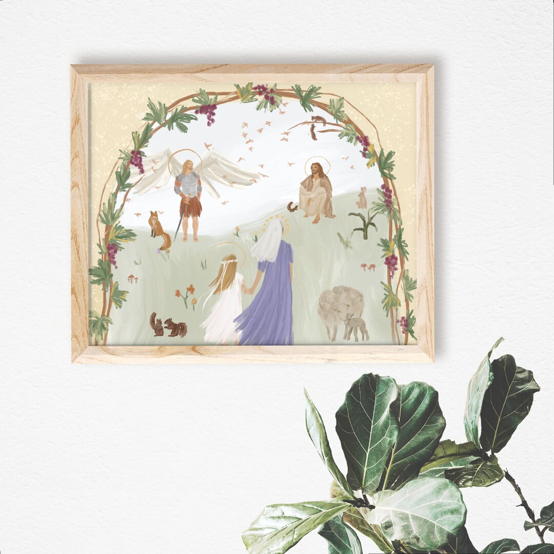 First Communion Artwork | Catholic Art Print | Gift for Communicant - Etsy