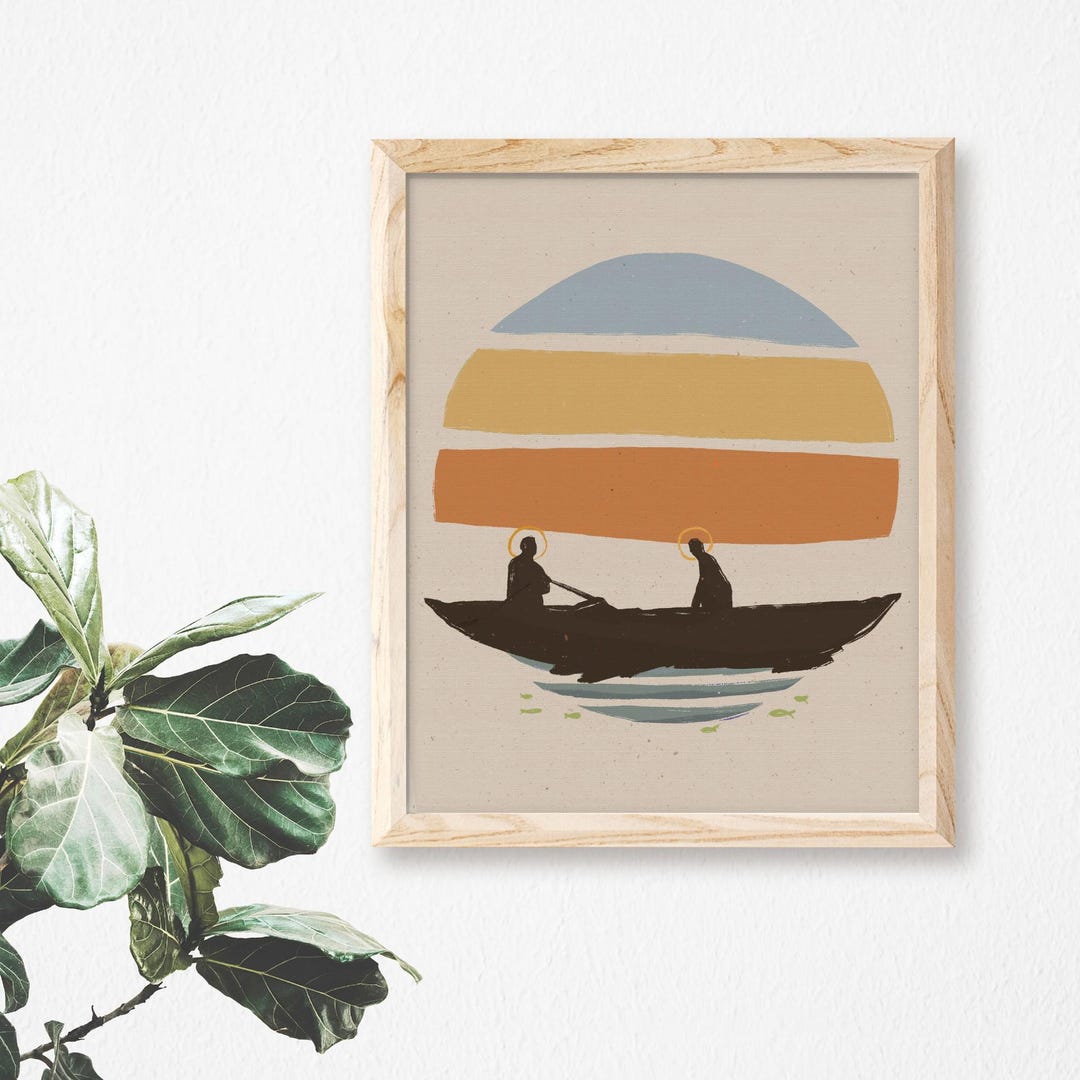 Saints Peter and Paul Fishing | Catholic Art Print | Religious Home ...