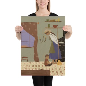 Kitchen Madonna | Catholic Art Print | Blessed Virgin Mary - Etsy