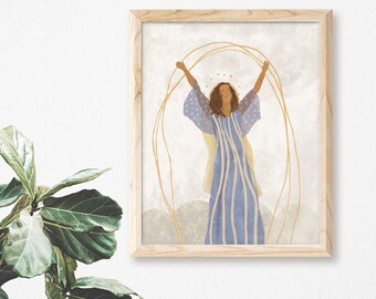 Catholic Heaven Artwork - Etsy