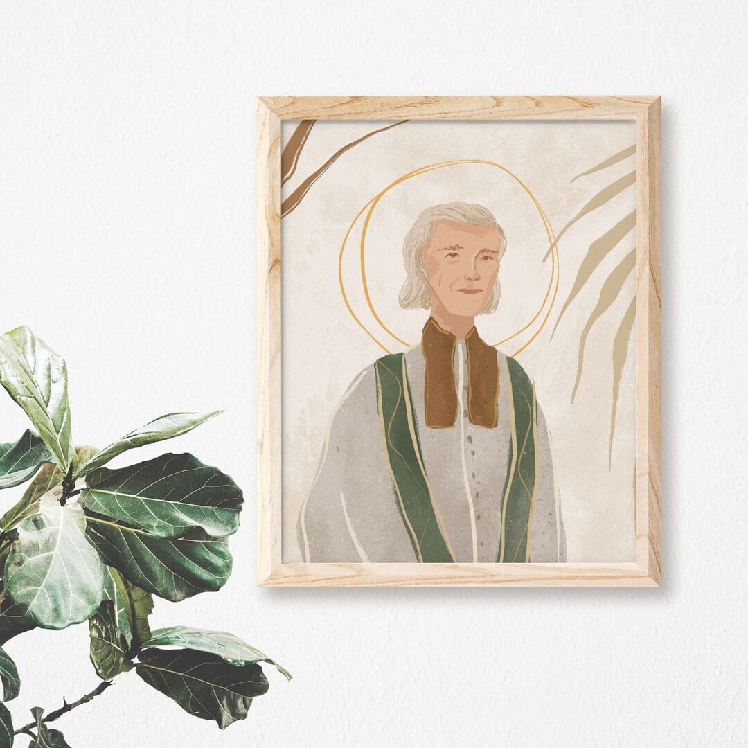 Saint John Vianney | Catholic Art Print | Feast Day | Baptism Gift ...