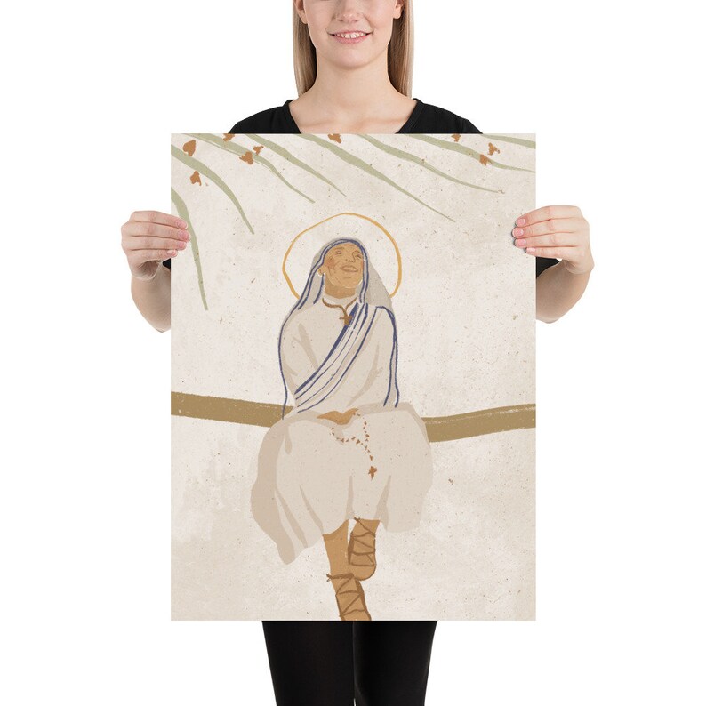 Mother Teresa Saint Teresa of Calcutta Catholic Art Print - Etsy