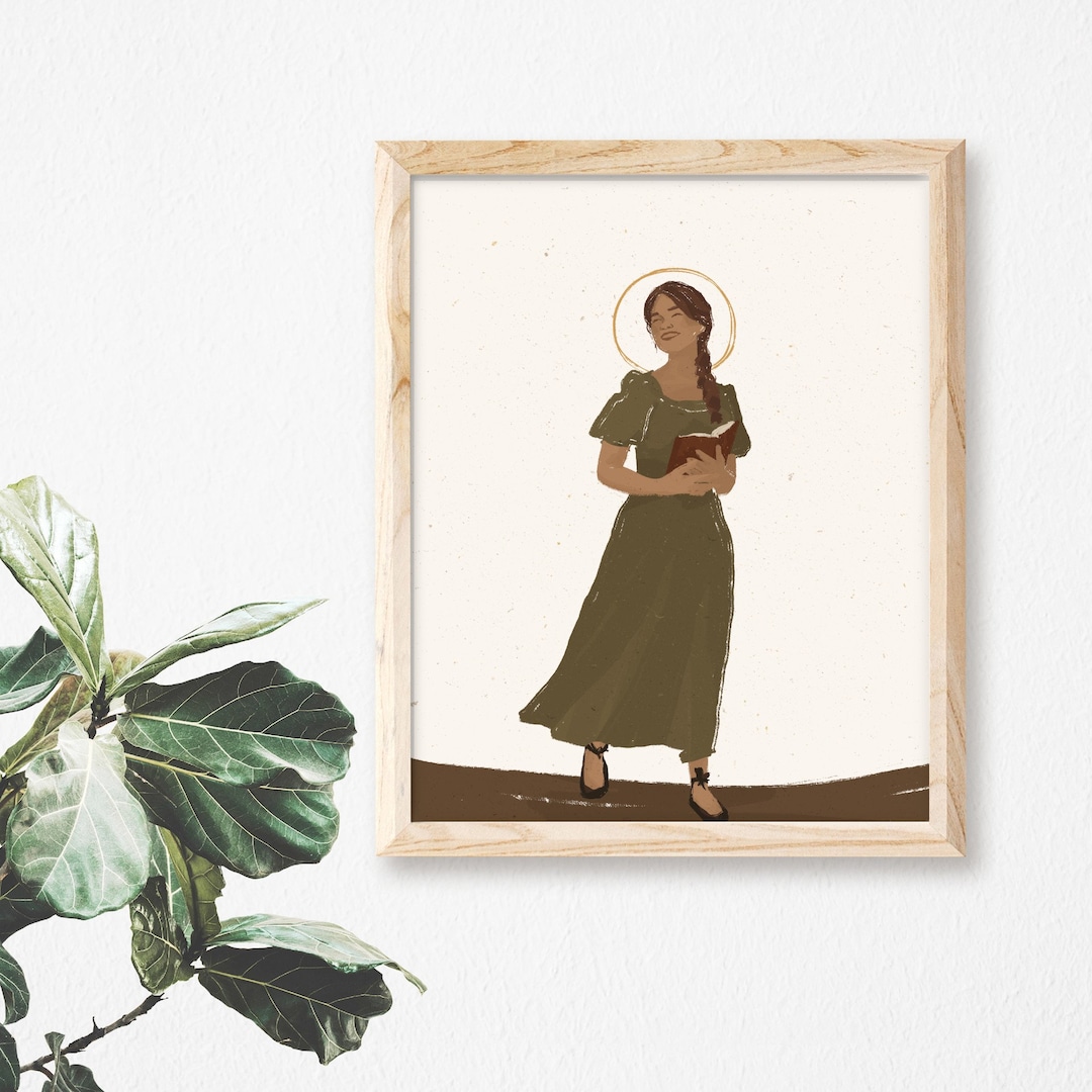 Saint Martha | Catholic Art Print - Etsy