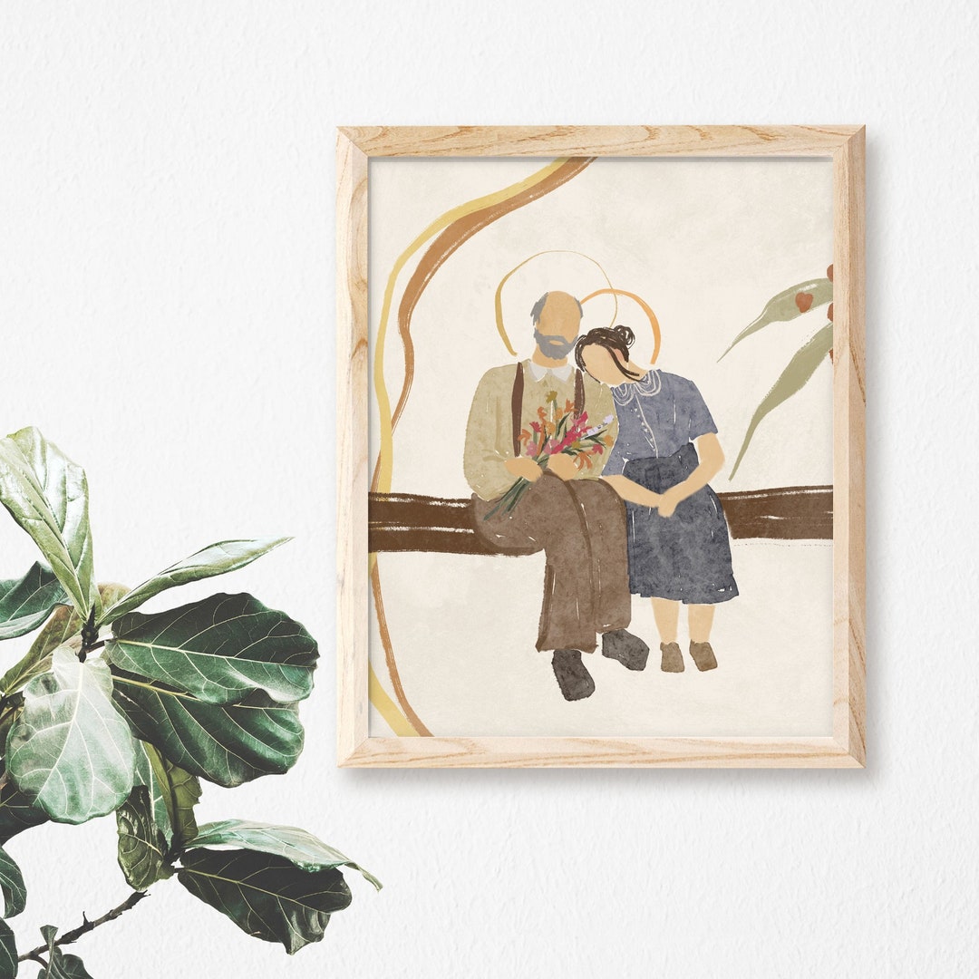 Saint Zelie Martin and Saint Louis Martin | Catholic Art Print | Patron ...