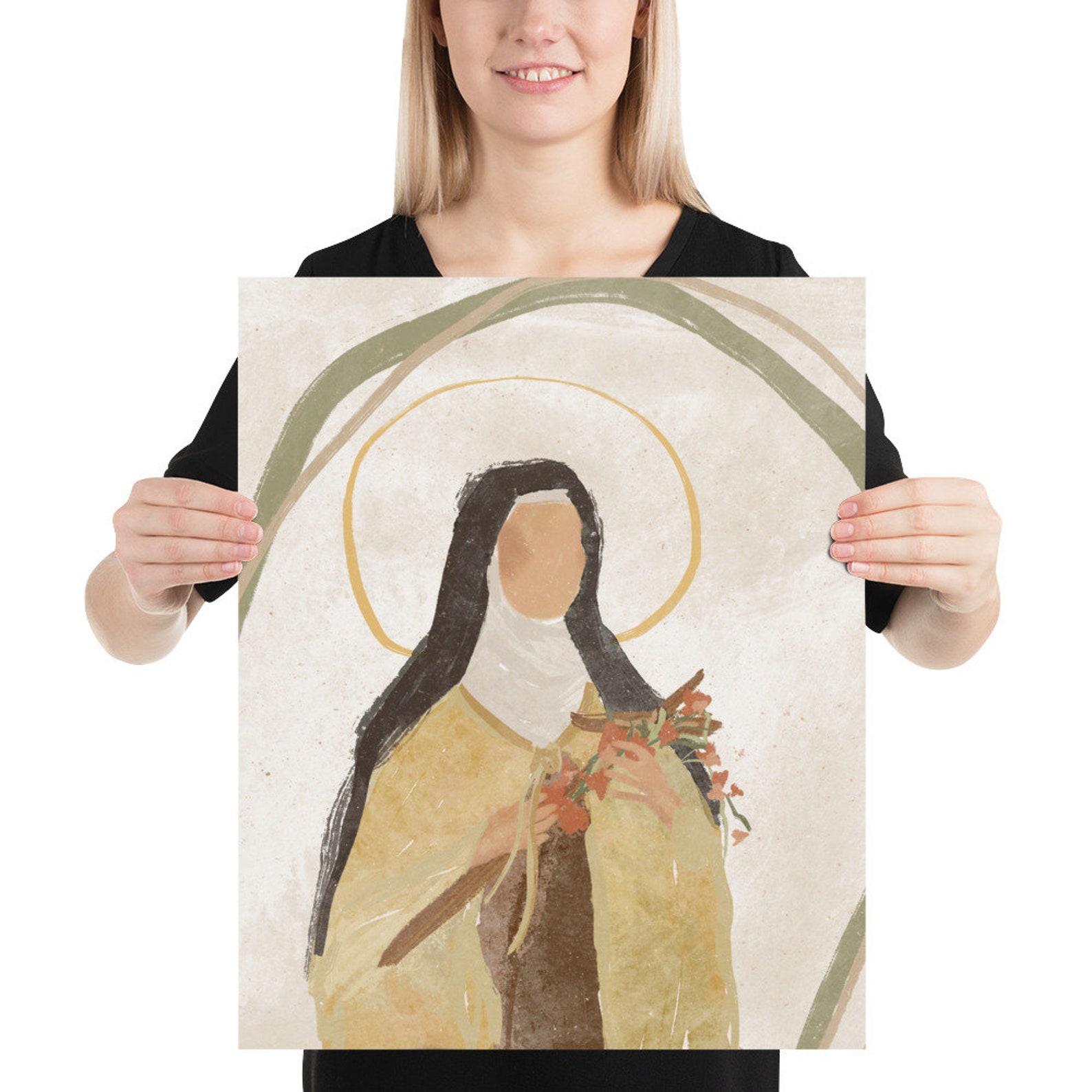Saint Therese of Lisieux Catholic Art Print Feast Day | Etsy