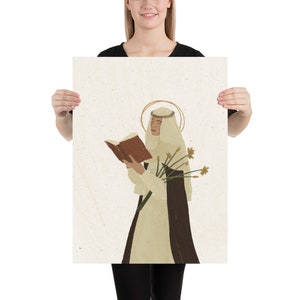 Saint Catherine of Siena | Catholic Art Print - Etsy