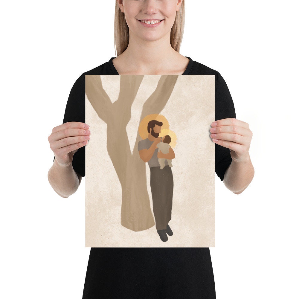 Saint Joseph Foster Father of Jesus Catholic Art Print - Etsy