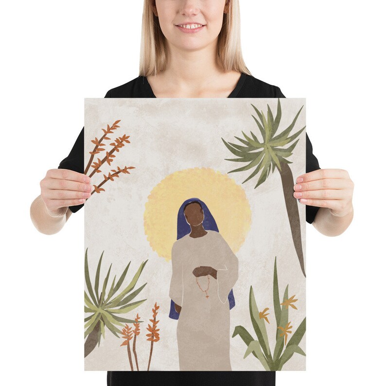 Our Lady of Kibeho Catholic Art Print Our Lady of Sorrows - Etsy