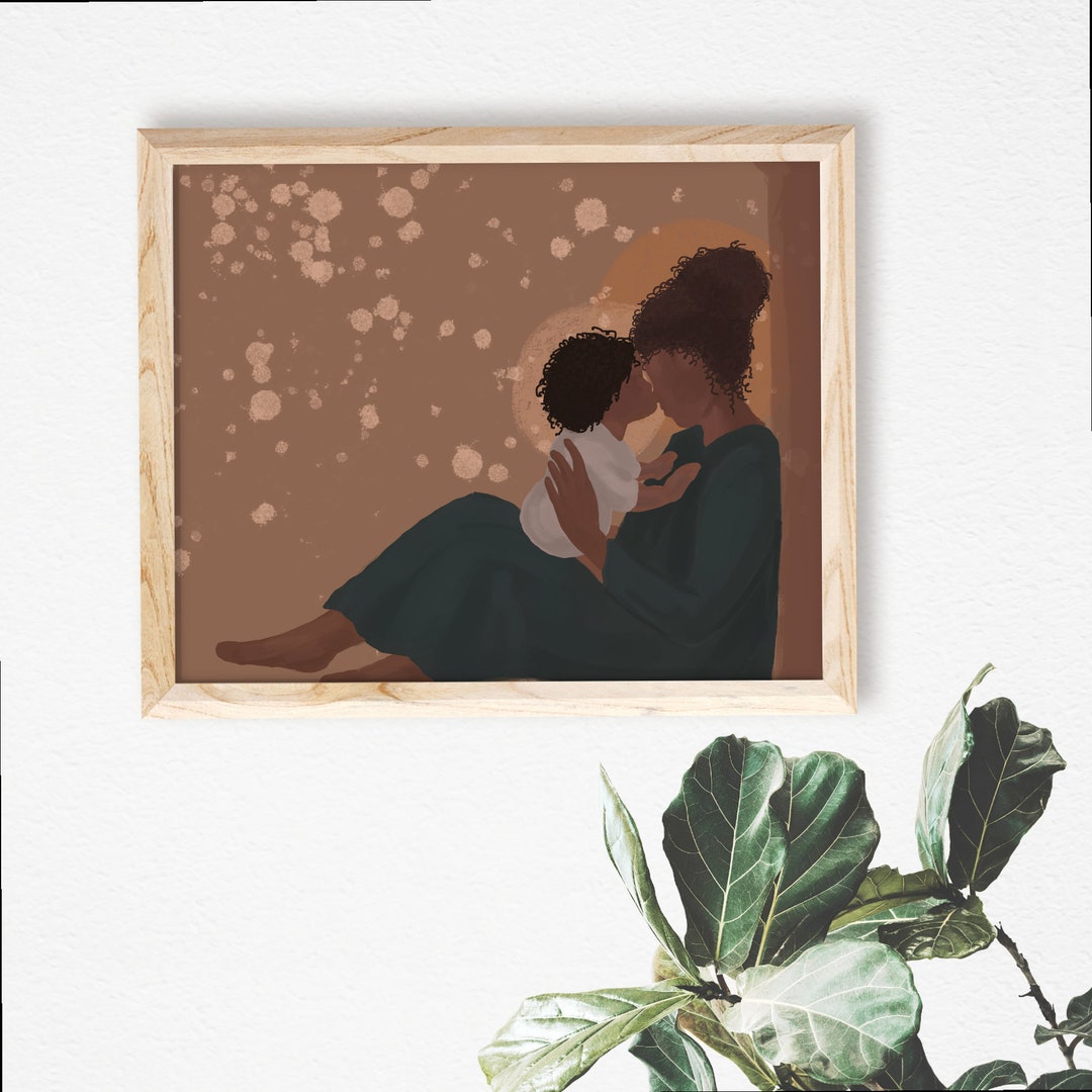 Saint Monica and Saint Augustine | Catholic Art Print | Christian Home ...