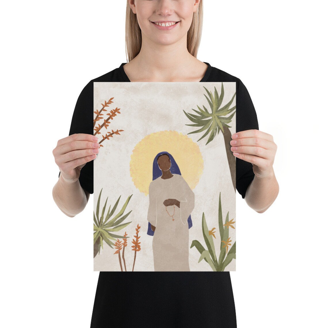 Our Lady of Kibeho Catholic Art Print Our Lady of Sorrows - Etsy