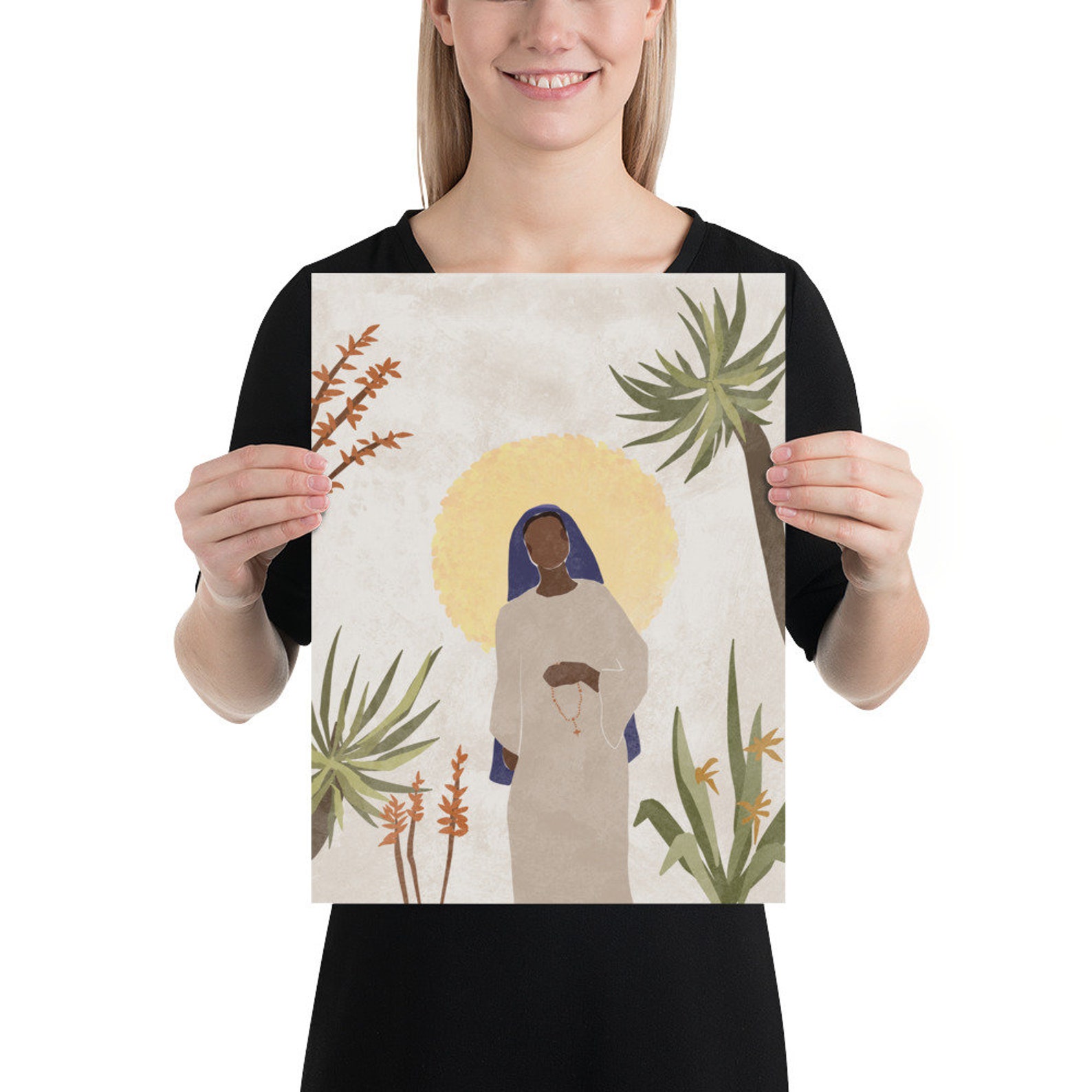 Our Lady of Kibeho Catholic Art Print Our Lady of Sorrows - Etsy