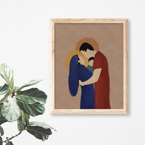 Asian Holy Family Catholic Art Print Jesus Mary and Joseph - Etsy