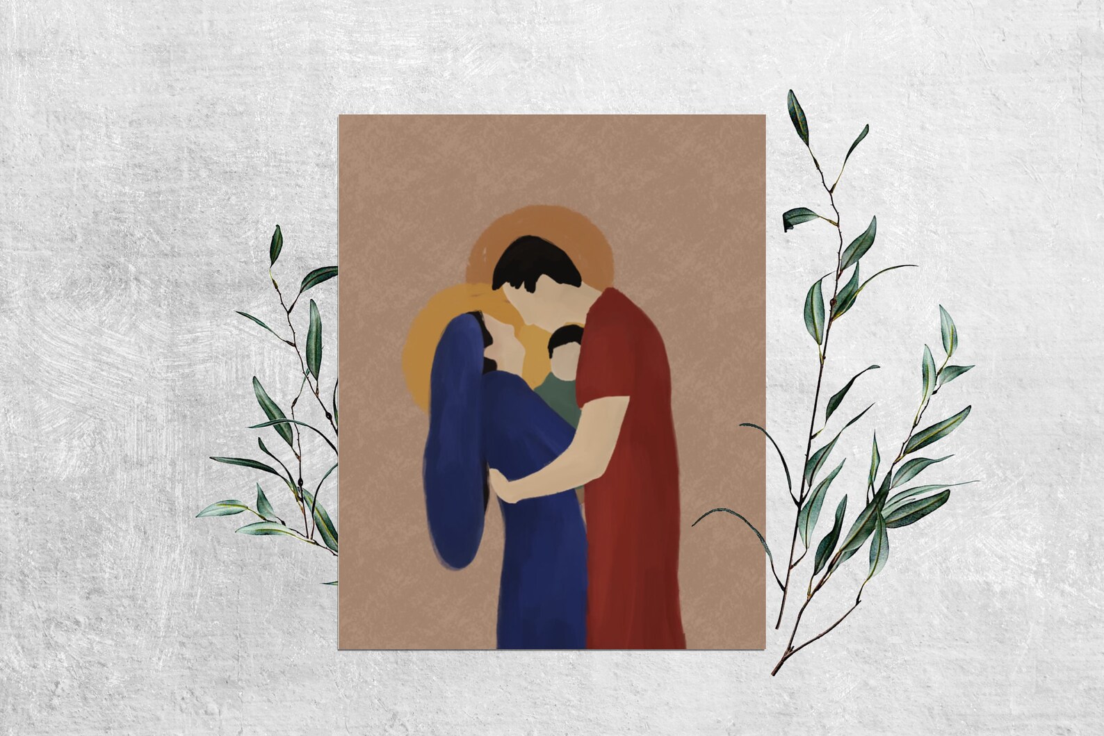 Asian Holy Family Catholic Art Print Jesus Mary and Joseph | Etsy