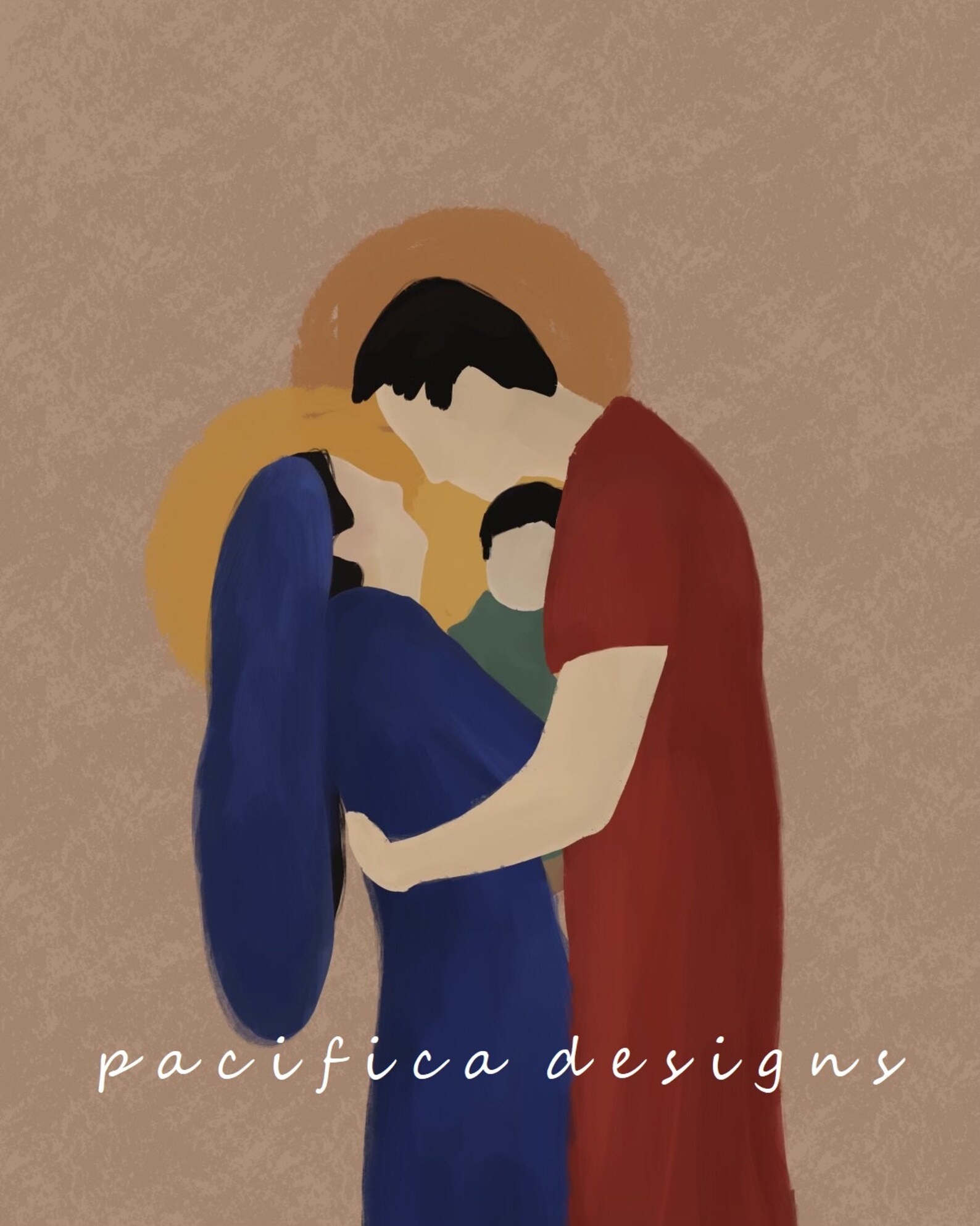Asian Holy Family Catholic Art Print Jesus Mary and Joseph | Etsy