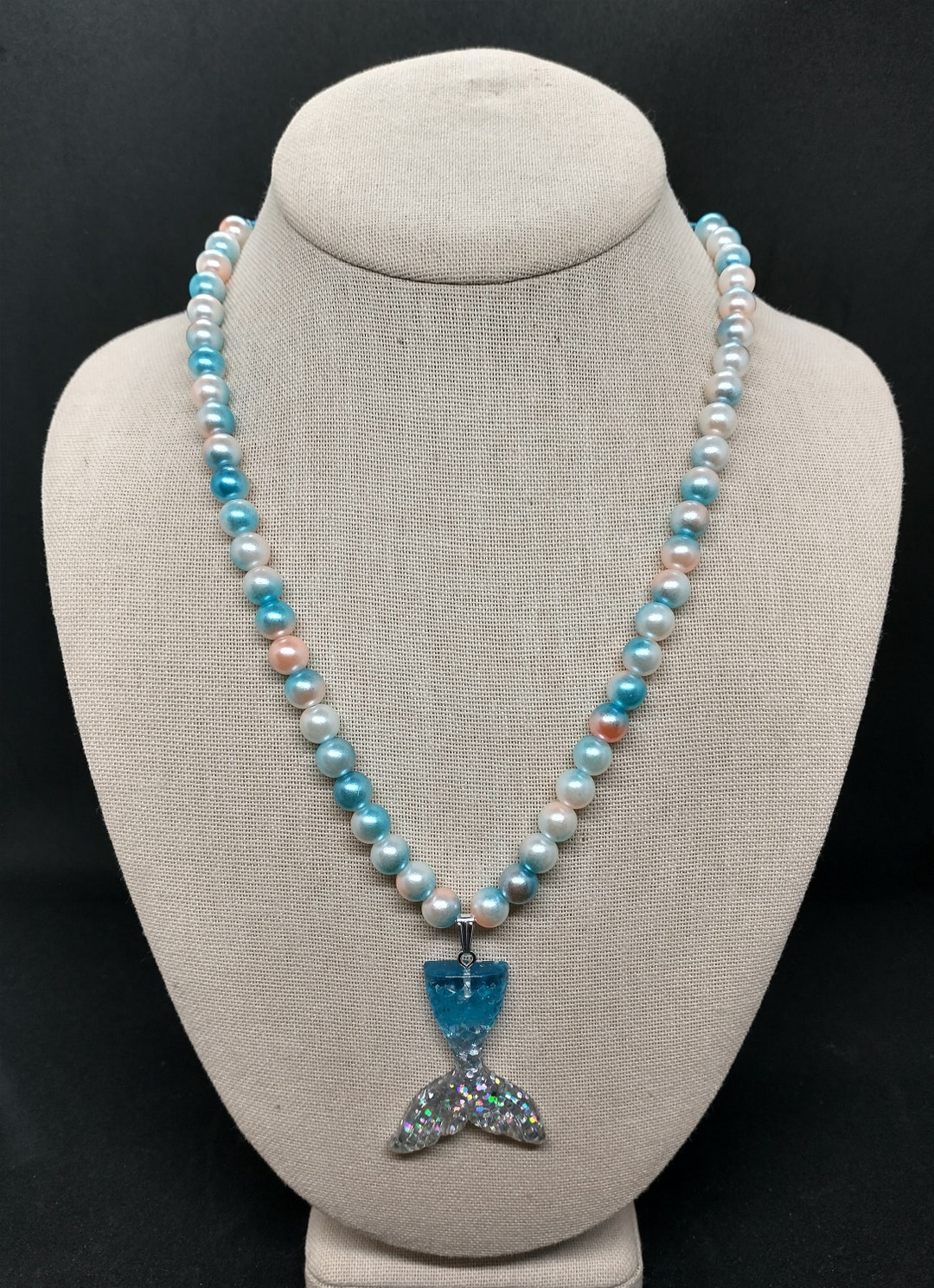 Mermaid Necklace / Pretend Play Mermaid Jewerly - Etsy