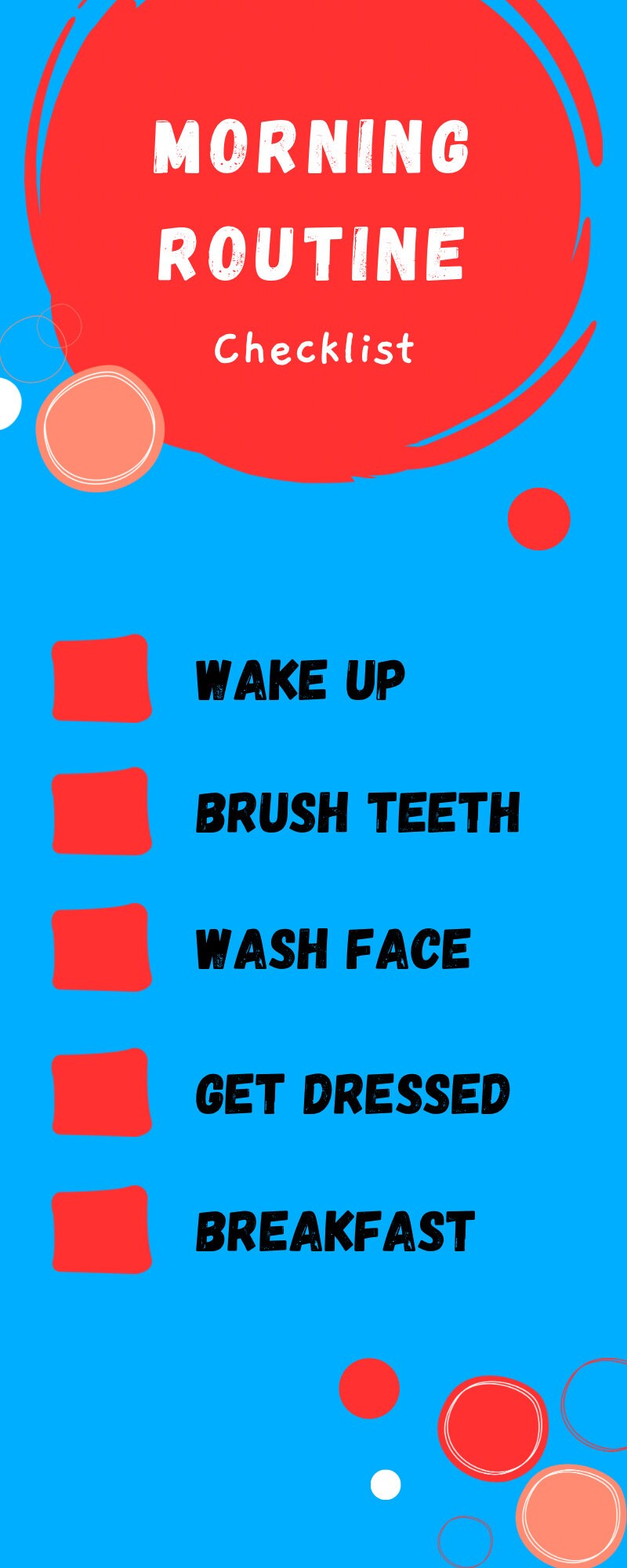 Printable Hygiene Routine Checklist Children Preteens Teens Instant ...