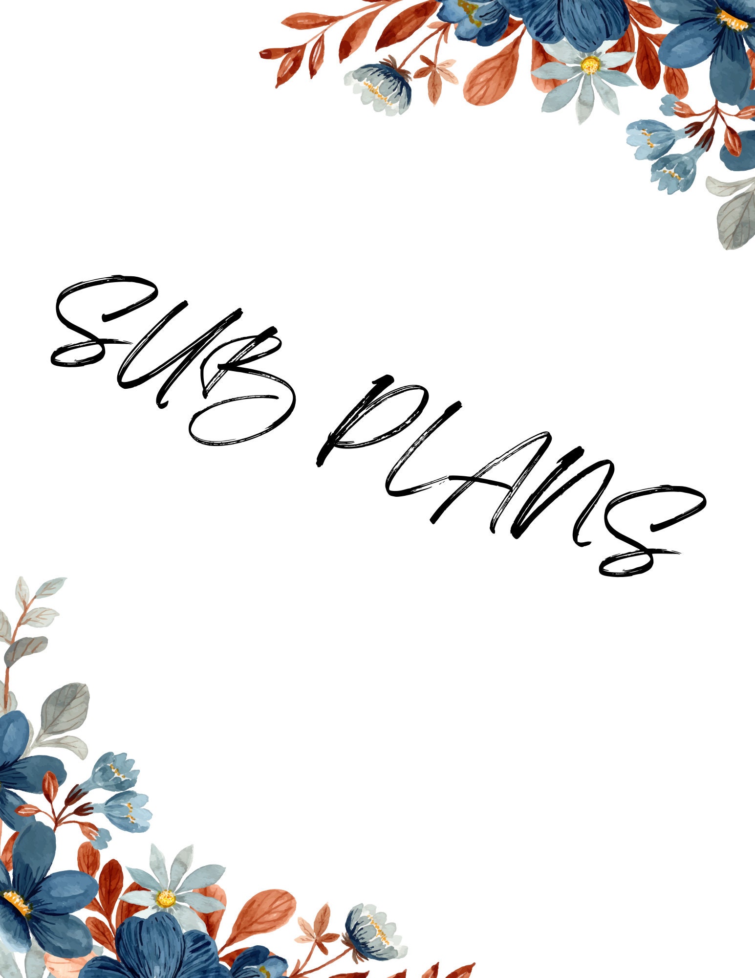 Printable Teacher Binder Sections Labels Organizer Instant Download - Etsy