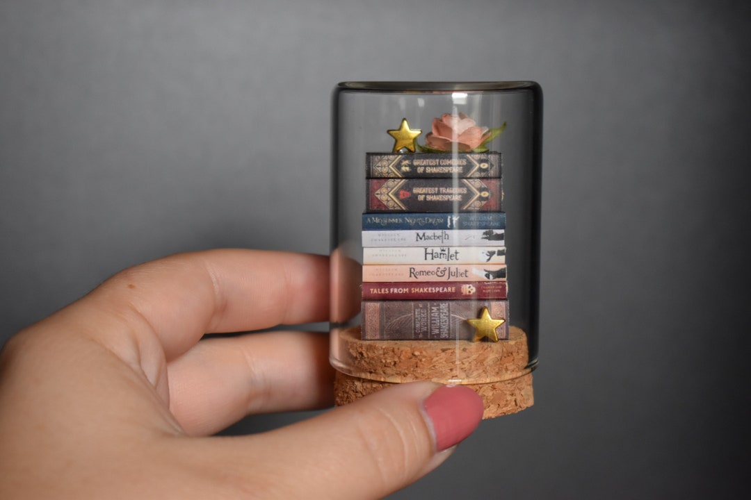 Jar of Mini Shakespeare Books — Perfect Bookish Gift, Desk or Bookshelf ...