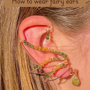 Water Nymph Fairy Ear No Piercing Ear Cuff Ear Wrap - Etsy