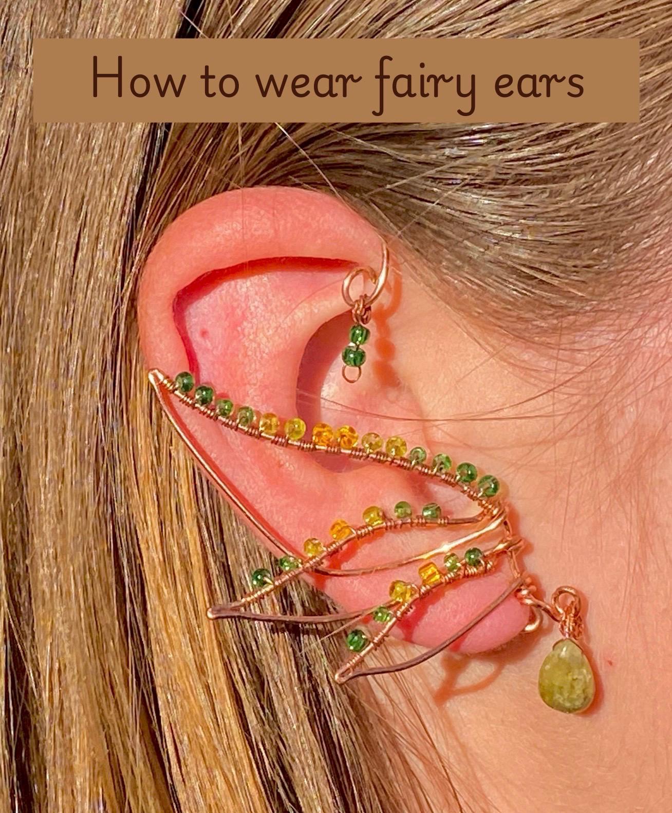 Water Nymph Fairy Ear - No Piercing Ear Cuff - Ear Wrap - Etsy