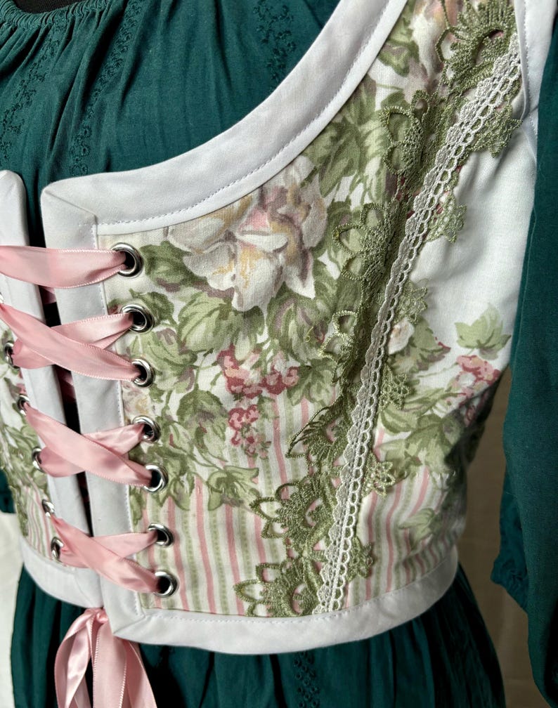 This Outfit Set Includes: Handmade Corset - Thrifted Dress - Handmade ...