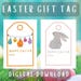 Easter Gift Tags Printable – Cute Easter Basket Tags for Kids – Spring ...