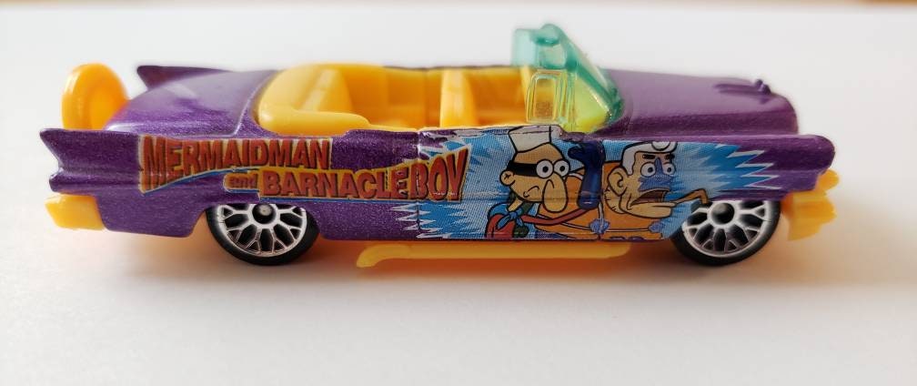 Barnacle Boy And Mermaid Man Car