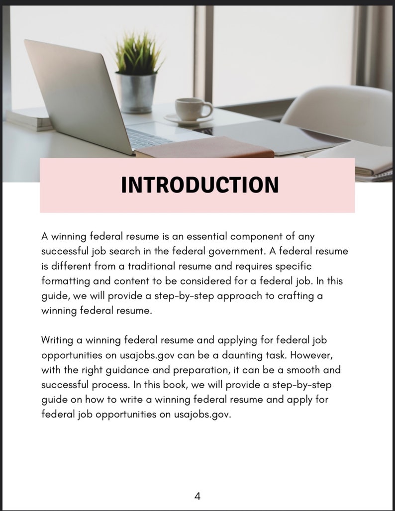 Ultimate Guide to Federal Resumes - Etsy
