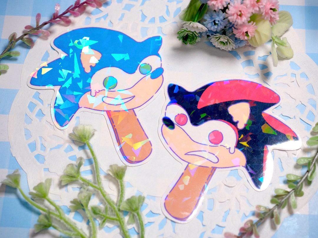 Sonic & Shadow Popsicle Vinyl Sticker Sonic the Hedgehog - Etsy