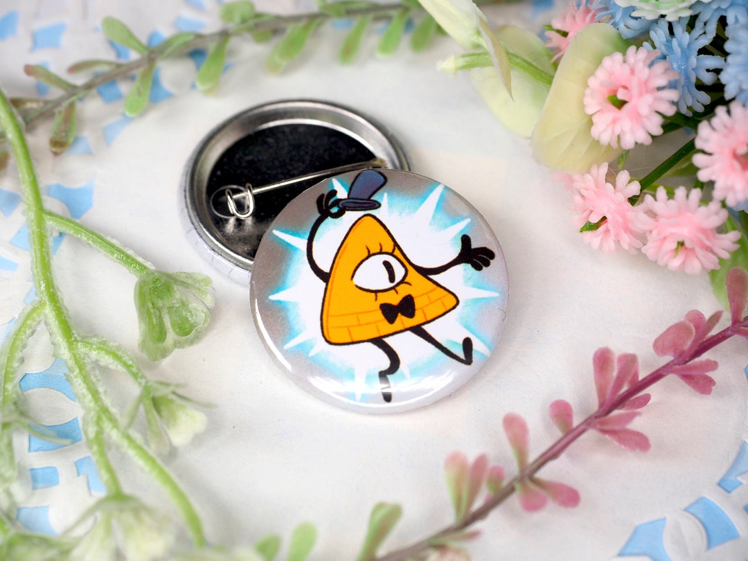 Bill Cipher Small Badge Gravity Falls - Etsy