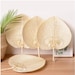Hand Fans for Beach Wedding // Tropical Hand Fan Favors - Great for ...