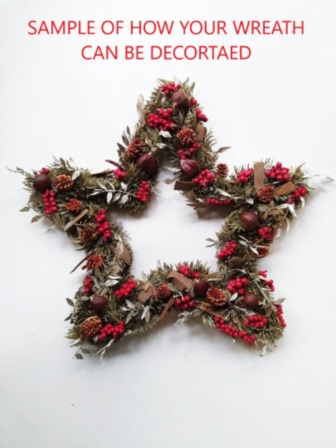 Star Wreath Frame 15 Inches Great for Your Holiday Wreaths - Etsy