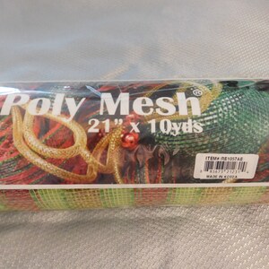 21" Deco Poly Mesh - 10 Yards - Great for Wreaths Craft Projects ...