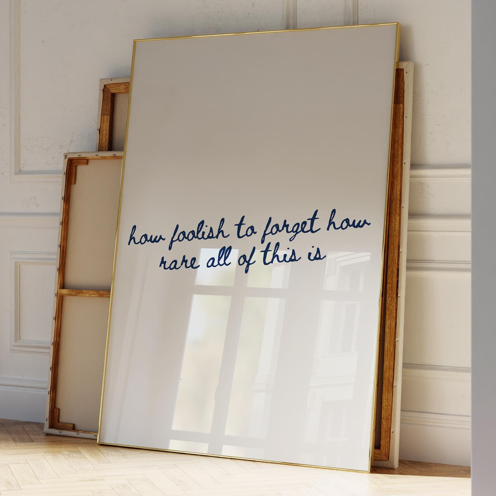 How Foolish to Forget | Minimalist Inspirational Quote Wall Art ...
