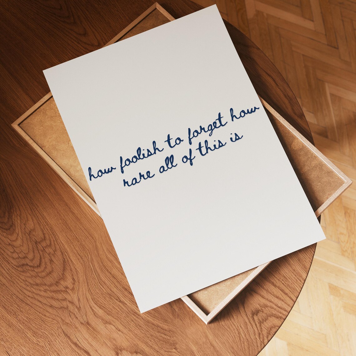 How Foolish to Forget | Minimalist Inspirational Quote Wall Art ...