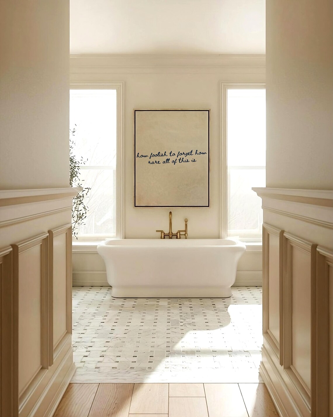 How Foolish to Forget | Minimalist Inspirational Quote Wall Art ...